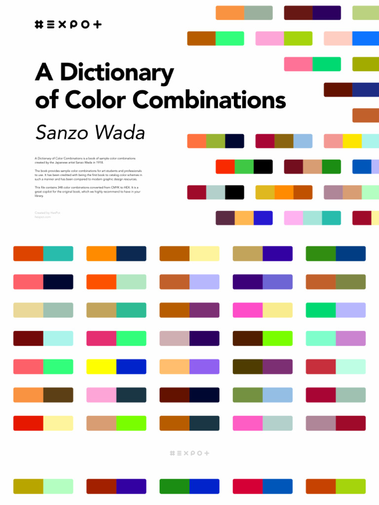 A Dictionary of Color Combinations | PDF