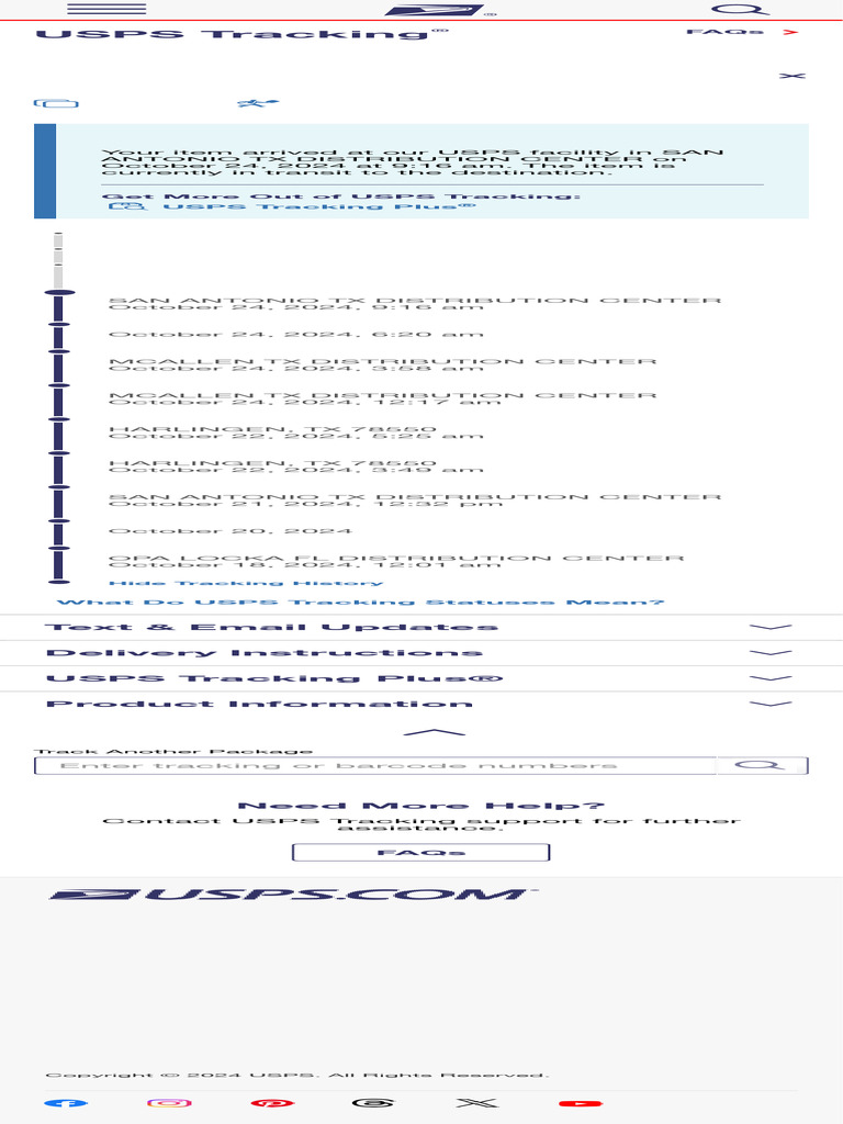 USPS Tracking® Results | PDF | Service Industries | Freight Transport