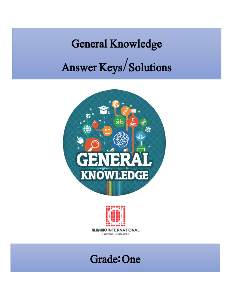 Grade 1 General Knowledge Exercises | PDF | Foods | Earth