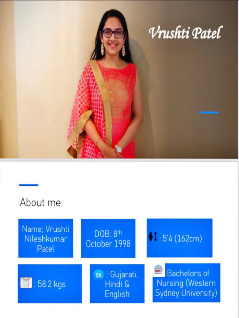 Vrushti's Bio Data | PDF