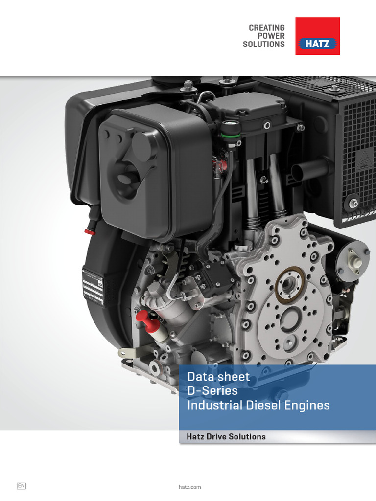 Hatz Data Sheet D-Series 2022-10 en 70257171 | PDF | Propulsion ...