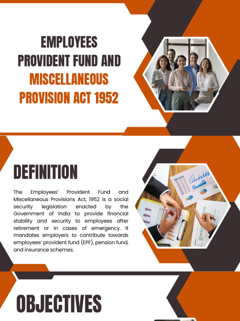 EPF Act 1952: Social Security for Employees | PDF