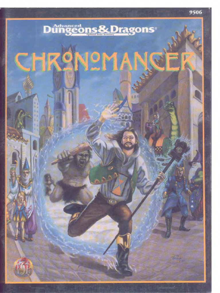 ADnD Chronomancer_text | PDF | Tsr, Inc. | Elf (Dungeons & Dragons)