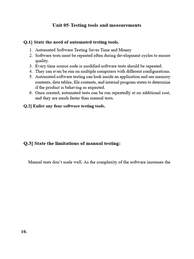 Manual vs Automated Testing Insights | PDF | Performance Indicator ...