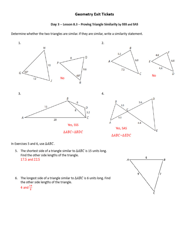 Geo T8 D3 Exit Ticket AK | PDF