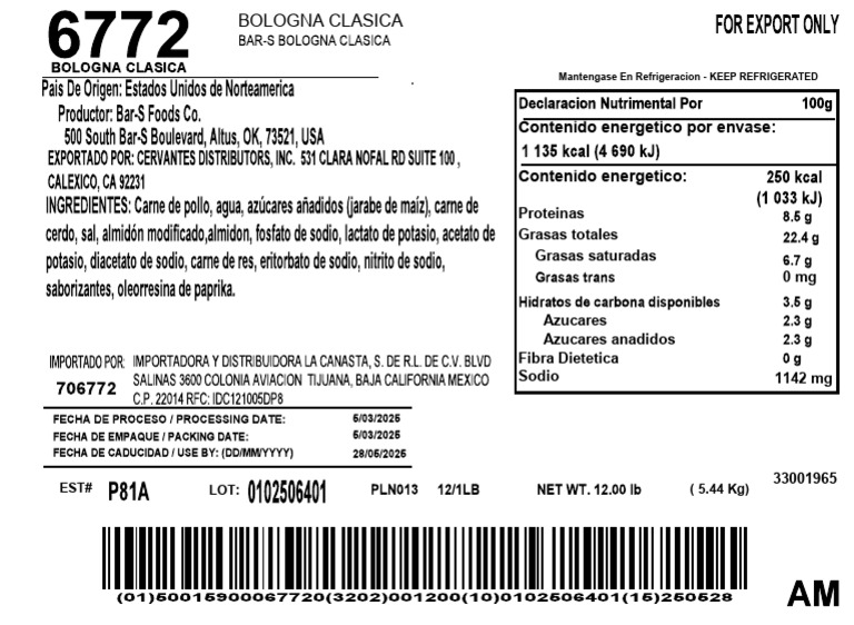 Case Export MX | PDF