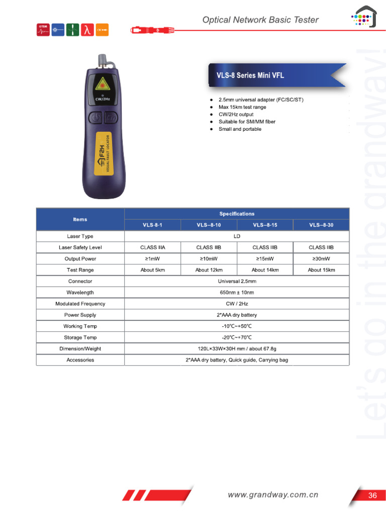 Grandway_Mini_VFL_VLS-8_Series_datasheet | PDF