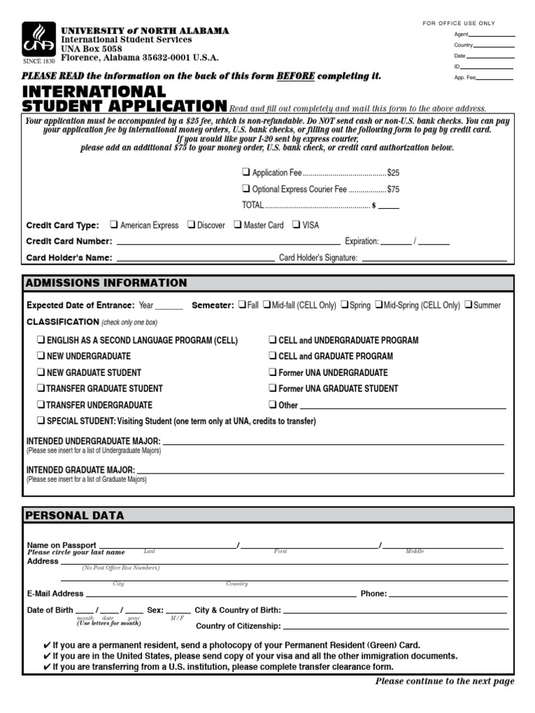 International Student Application Form | PDF | Graduate Record Examinations