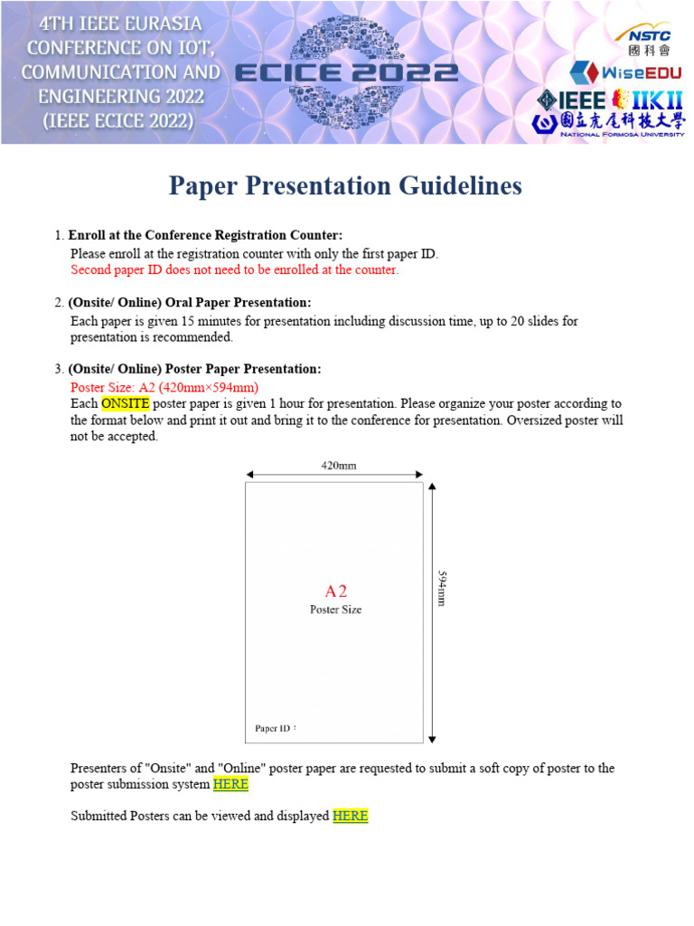 Presentation Guidelines Pdf