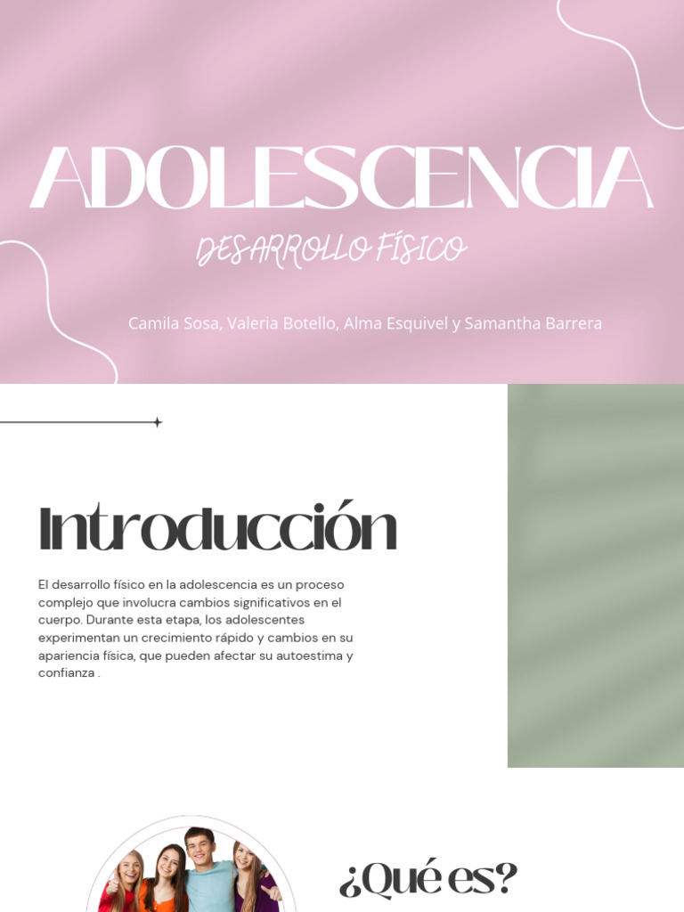 Adolescencia-Desarrollo Físico | PDF | Adolescencia