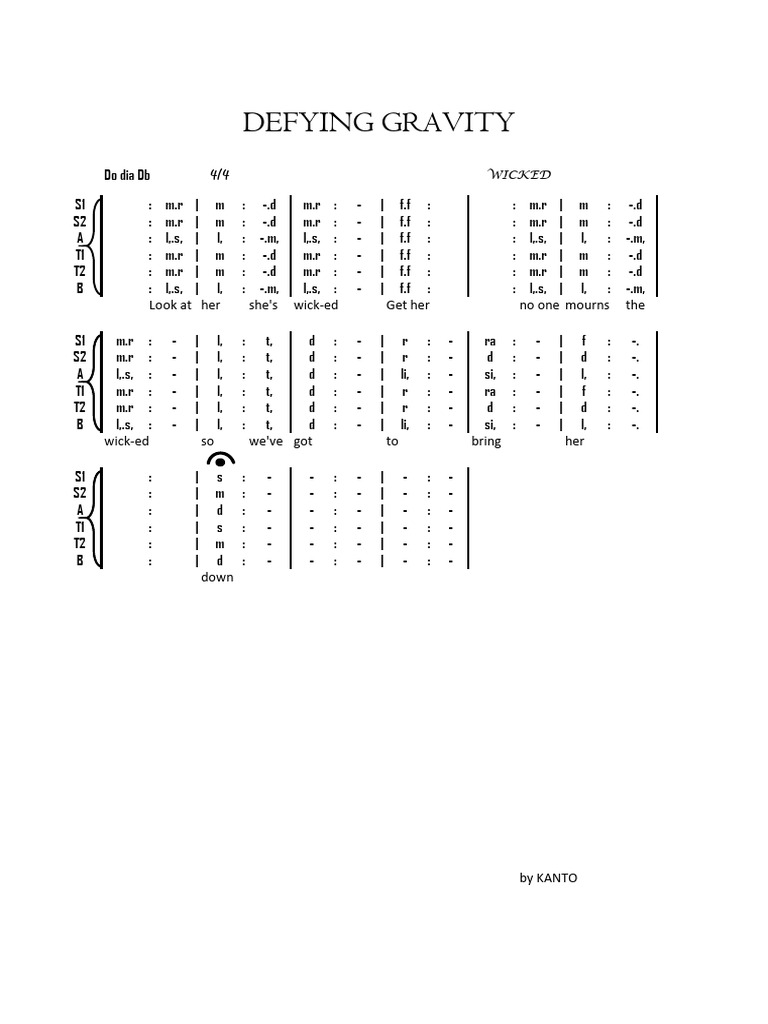 Defying Gravity | PDF