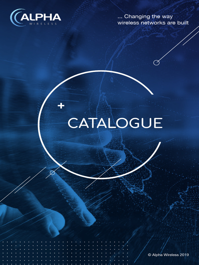 General Catalogue Alpha Wireless | PDF | Wireless | Mobile Technology