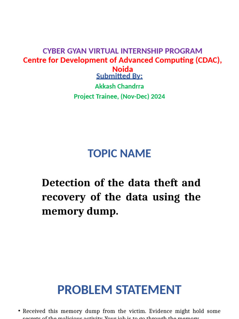 Cyber Gyan Virtual Internship | PDF | Malware | Crime Prevention