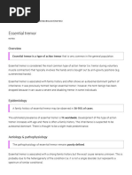 Essential Tremor Rating Assessment Scale | PDF | Statistics | Clinical ...
