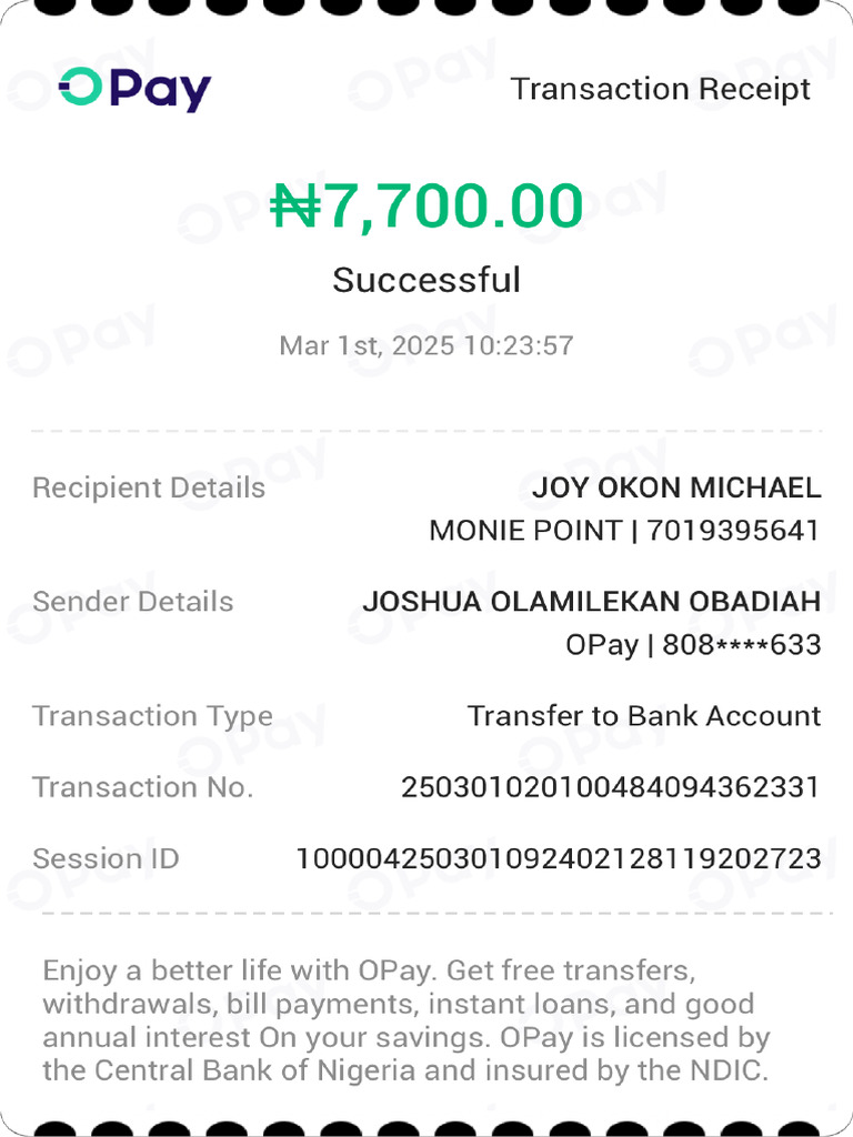 Transaction Receipt-250301020100484094362331 | PDF