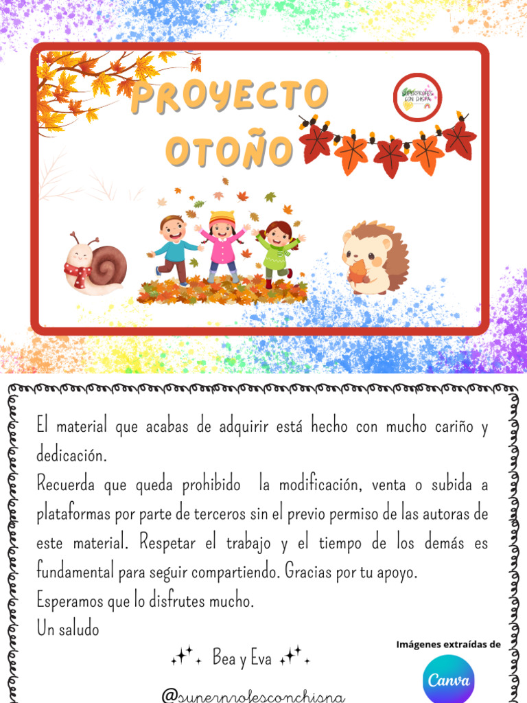 Actividades Creativas de Otoño | PDF