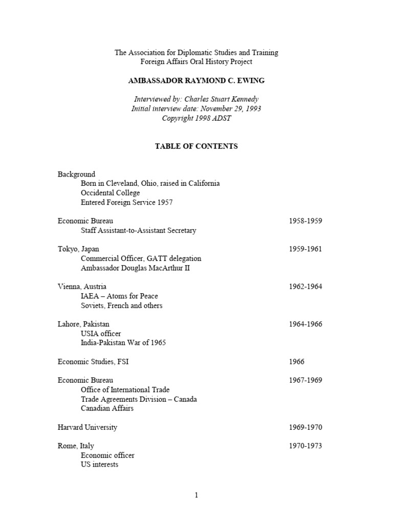Ewing, Raymond C.toc | PDF | International Atomic Energy Agency ...