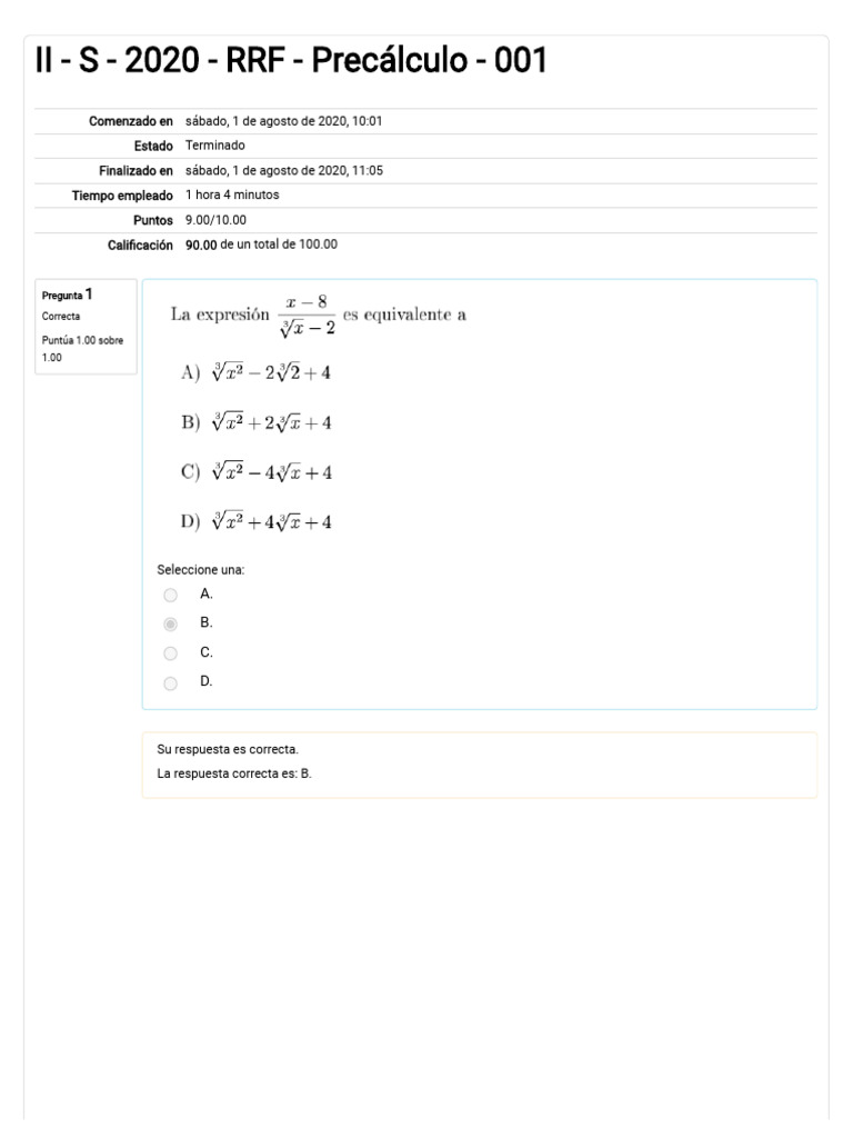 Simulacro I Parcial | PDF