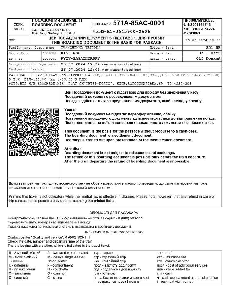 2024 07 25 Tetiana Ivanchenko | PDF