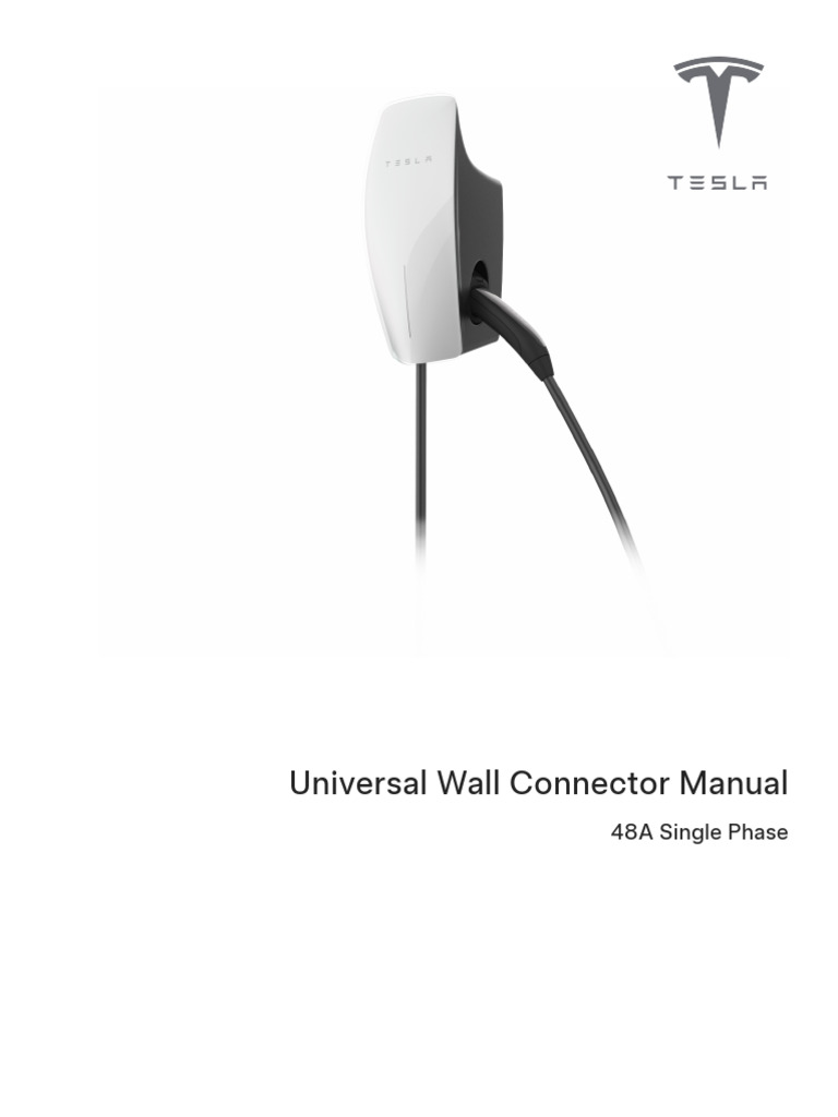 Universal Wall Connector Installation Manual NA EN | PDF | Electrical ...