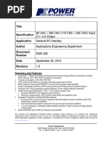 Tny253/254/255 Tinyswitch Family: Energy Efficient, Low Power Off-Line ...