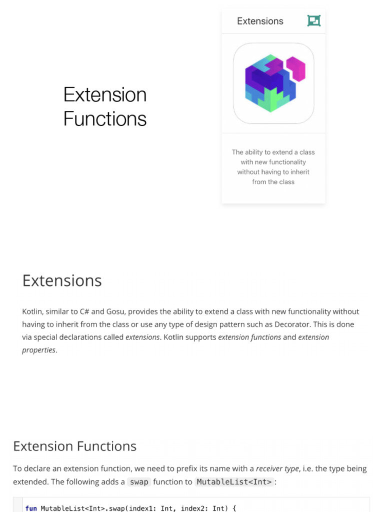 Extensions | PDF