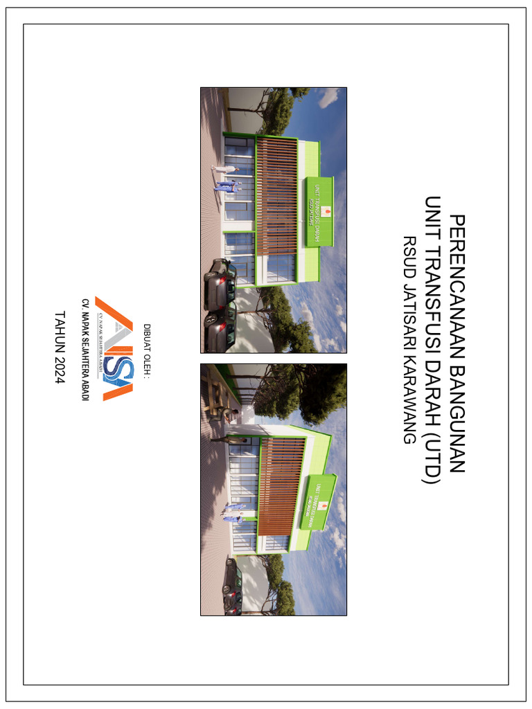 Rencana Arsitektur UTD RSUD Jatisari | PDF