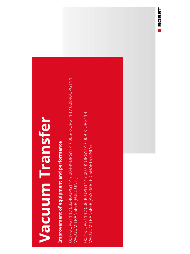 Vacuum Transfer | PDF