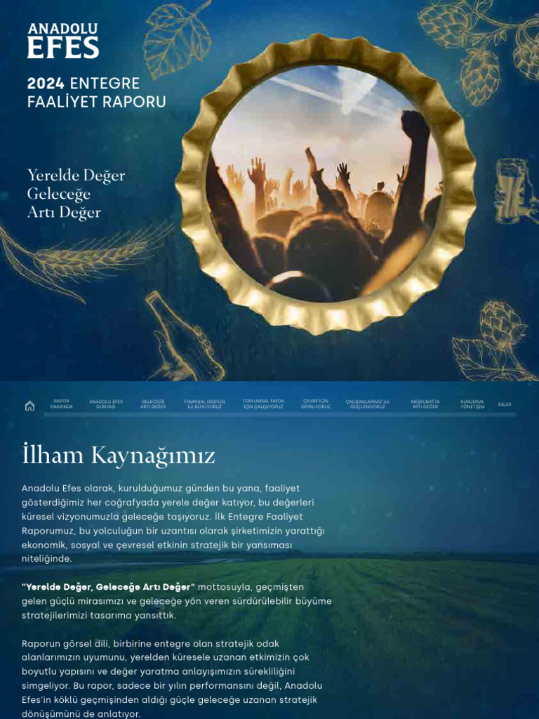 Anadolu Efes 2024 Entegre Faaliyet Raporu | PDF