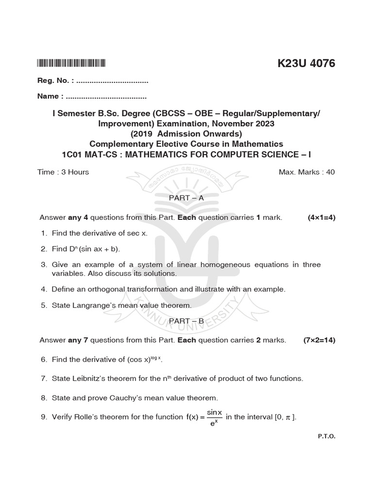 Orthogonal Transformations Explained | PDF | Mathematical Analysis | Matrix Theory