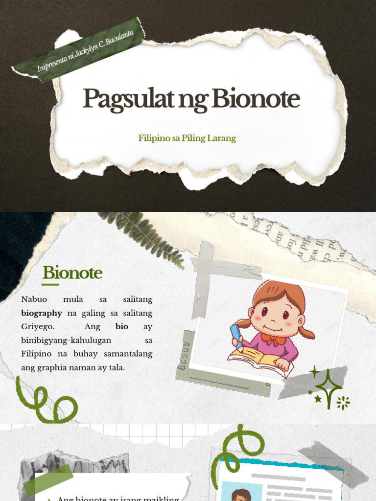 Pagsulat-ng-Bionote | PDF