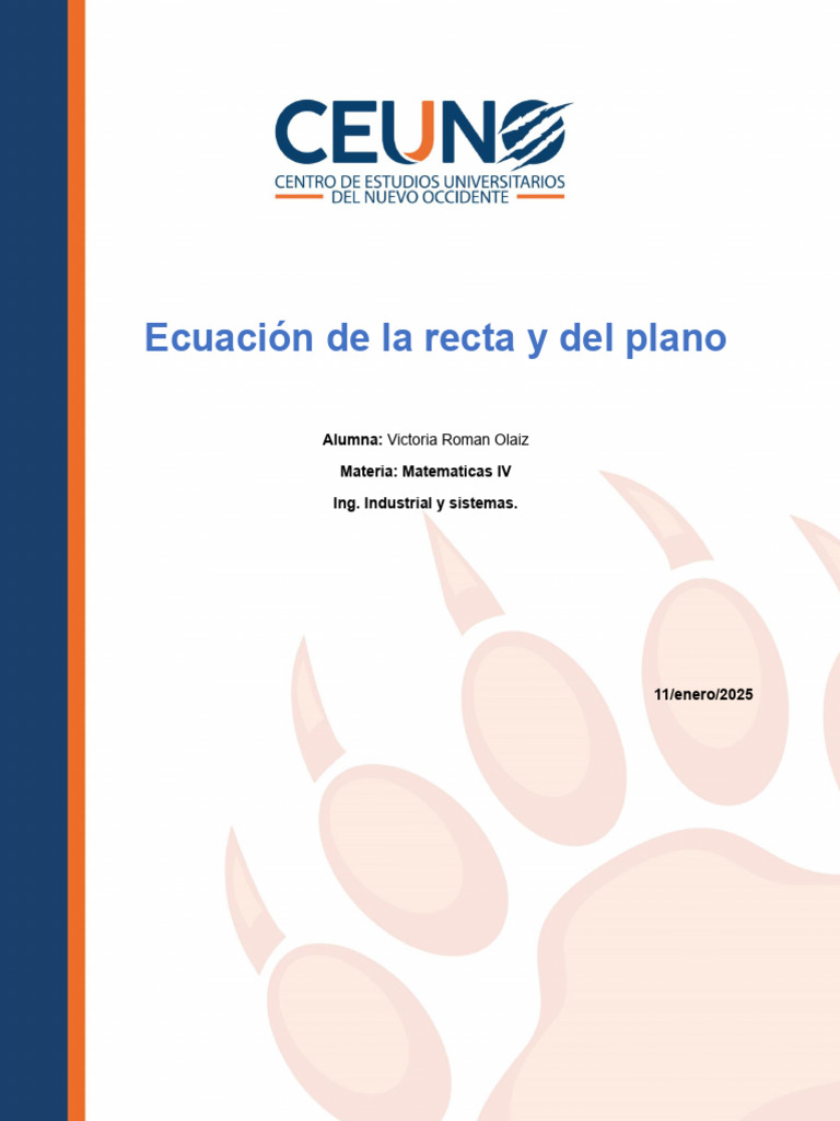 Tarea 3 mate | PDF | Vector Euclidiano | Línea (geometría)