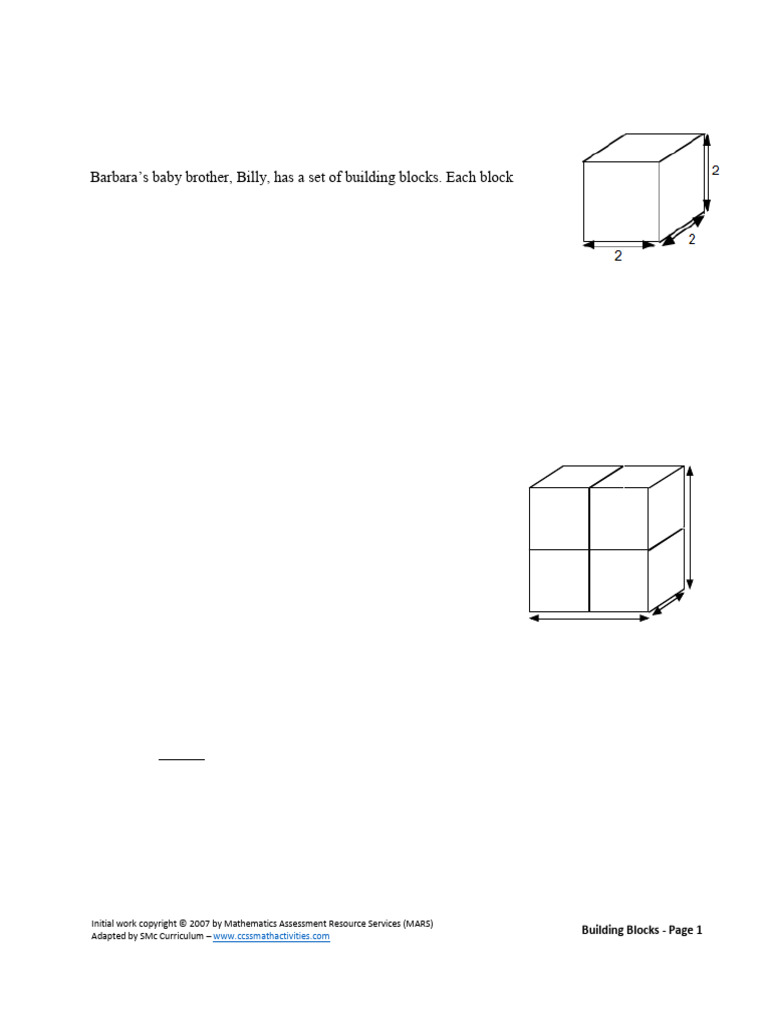 G6-Building-Blocks | PDF | Volume | Area