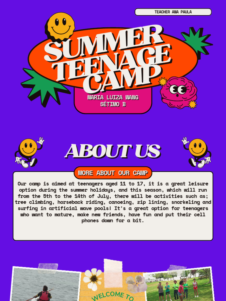 Summer Camp for Teens: Fun Activities | PDF
