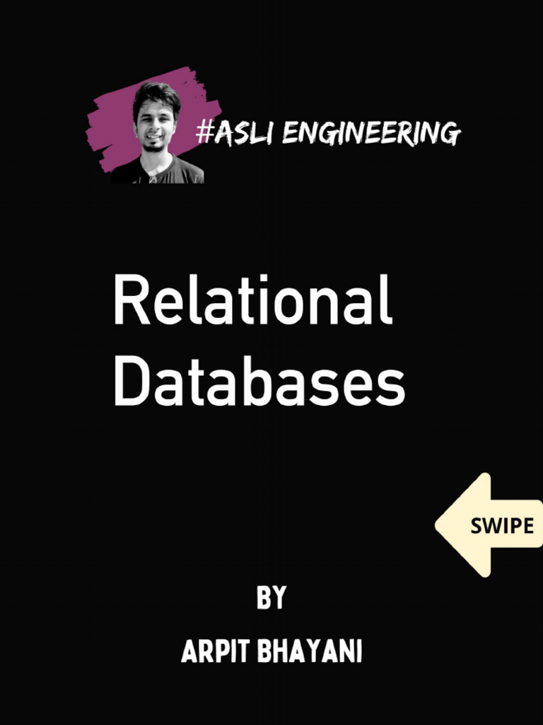 04 - Relational Databases. | PDF