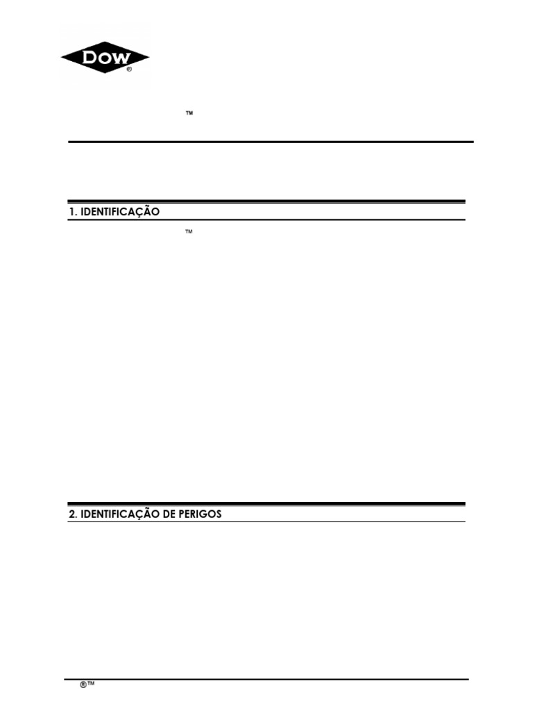DOWLEX 2045G Polyethylene Resin-FISPQ (Ficha de Informação de Segurança ...