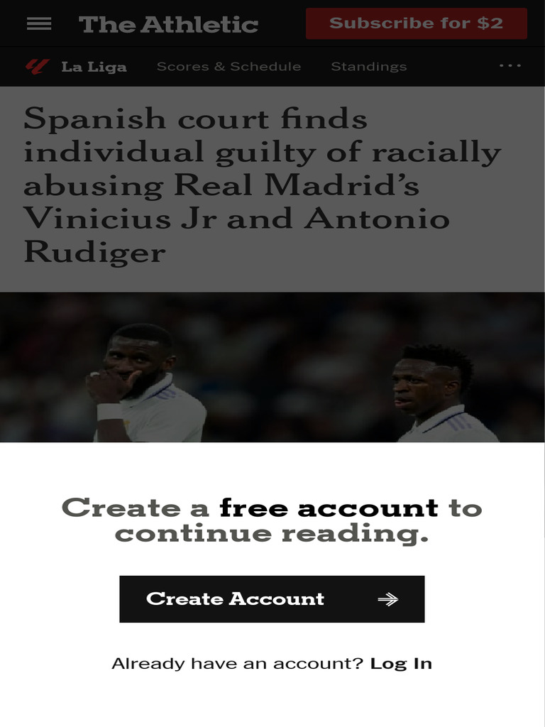 Spanish Court Finds Individual Guilty of Racially Abusing Real Madrid’s Vinicius Jr and Antonio ...