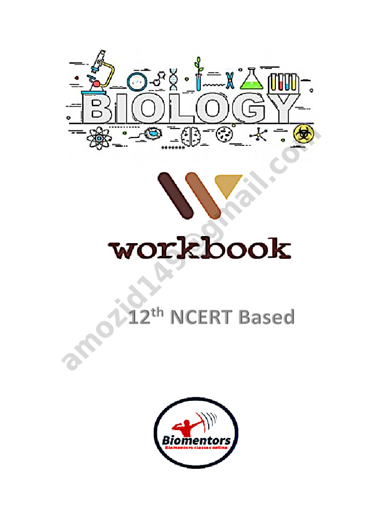 WORKBOOK 12th Complete | PDF | Biology
