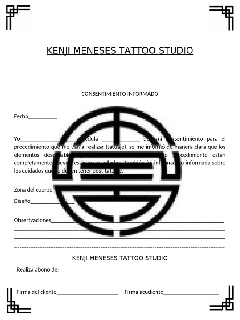 Consentimiento Kenji Meneses | PDF