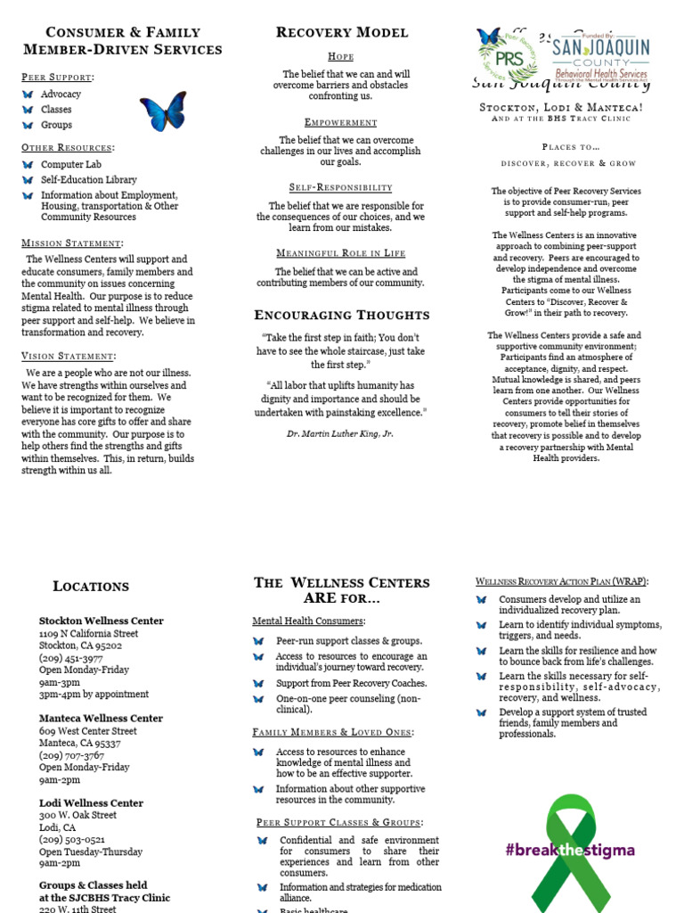 Peer Support & Recovery Services Guide | PDF | Mental Health | Psychology
