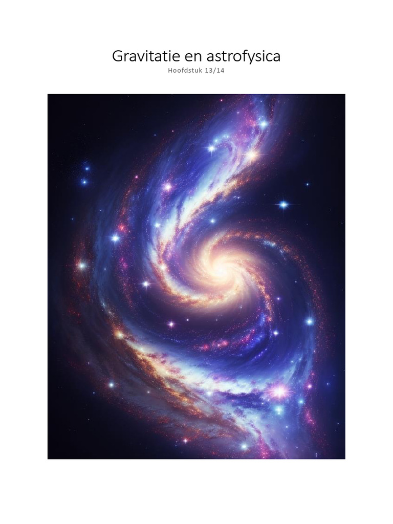 Gravitatie en Astrofysica | PDF