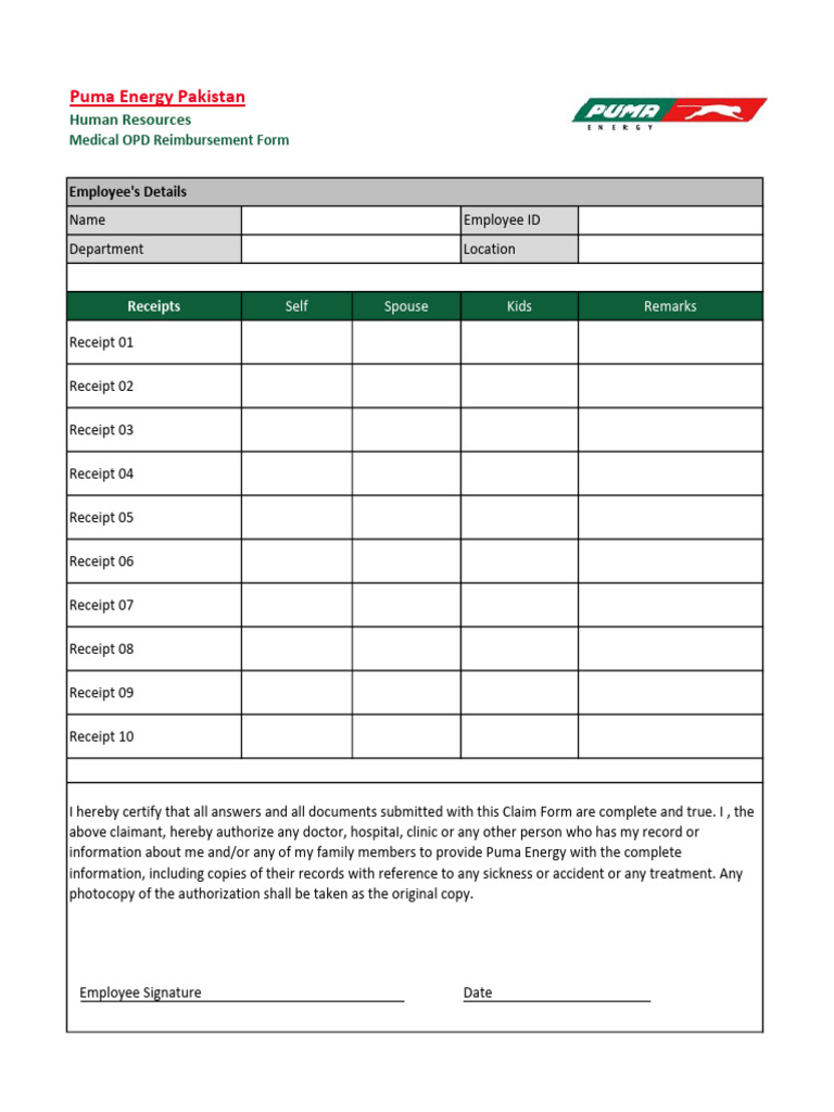 Medical OPD Form | PDF