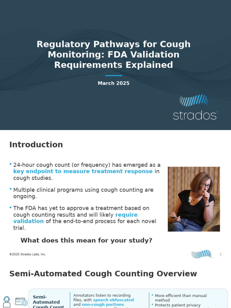 Cough Monitoring Validation Pathways | PDF | Food And Drug ...