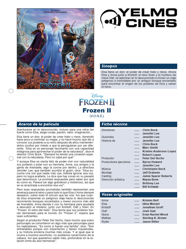 Frozen II | PDF | Walt Disney Animation Studios
