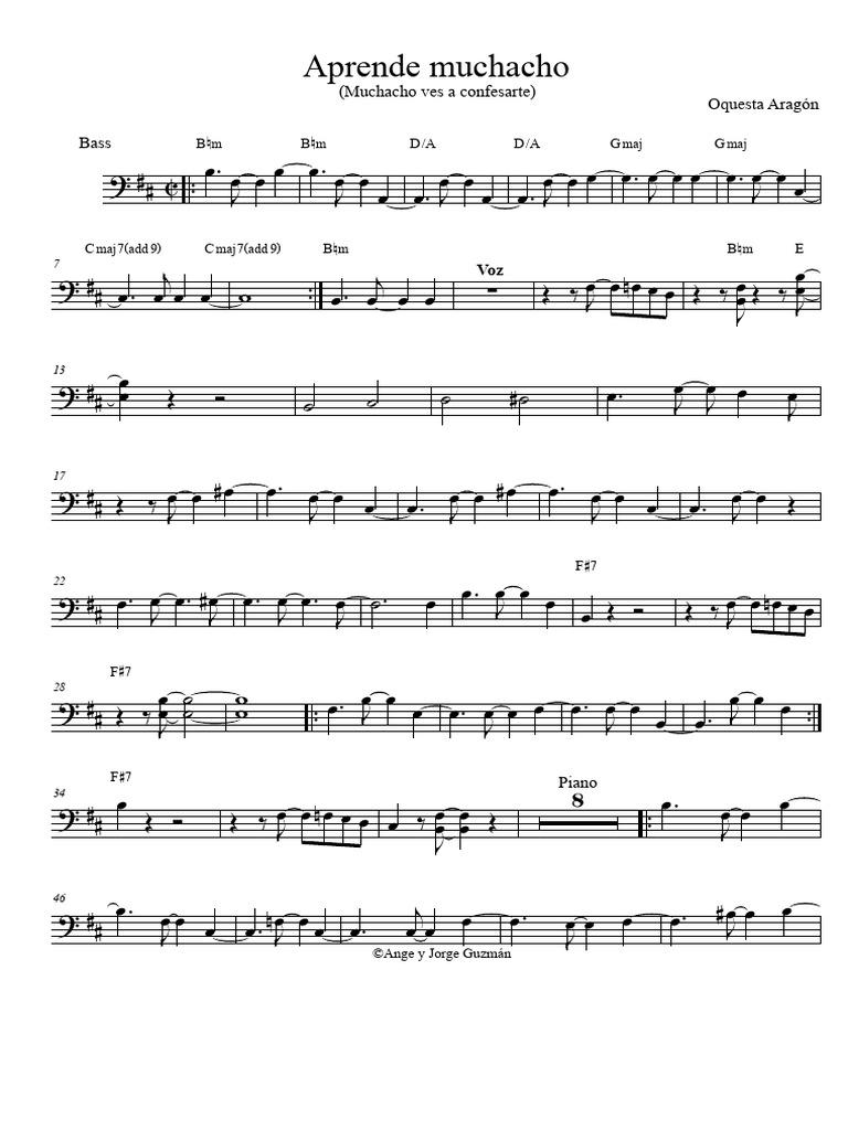 Aprende Muchacho Bass - Part 1 | PDF