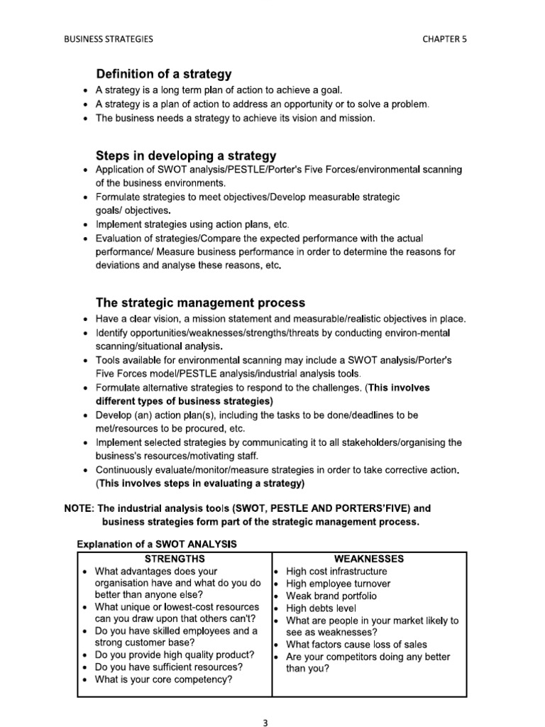 Business Strategies | PDF