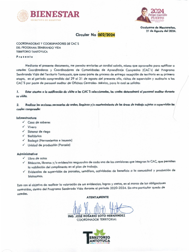 Circular 002 2024 | PDF