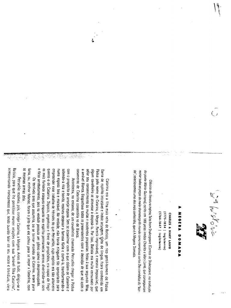 Megera Domada | PDF