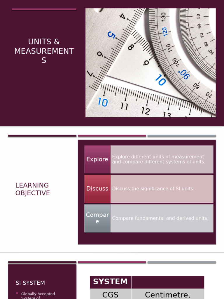 G11 Units & Measuements | PDF | Measurement | Metrology