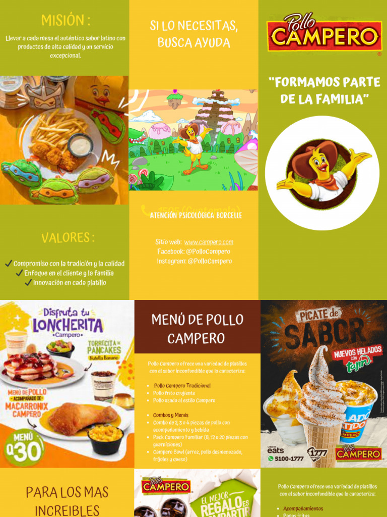 Trifoliar Pollo Campero | PDF